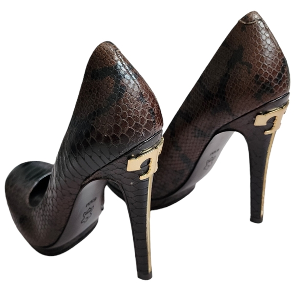 Tory Burch | Shoes | Tory Burch Jude Snake Print Platform Heels In ...